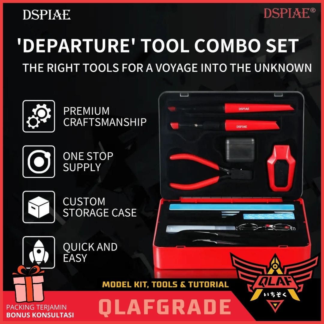 ALAT RAKIT GUNDAM SET BOX LENGKAP A4 MEDIUM tool set starter gunpla ...