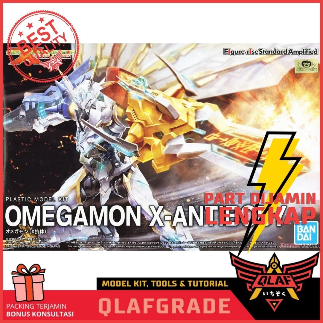 Figure Rise Standard Amplified OMEGAMON X-ANTIBODY Ori BANDAI digimon ...
