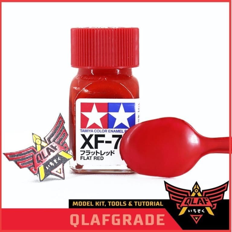 Tamiya Enamel XF7 XF 7 Flat Red cat Gundam model Kit paint | Qlaf Grade