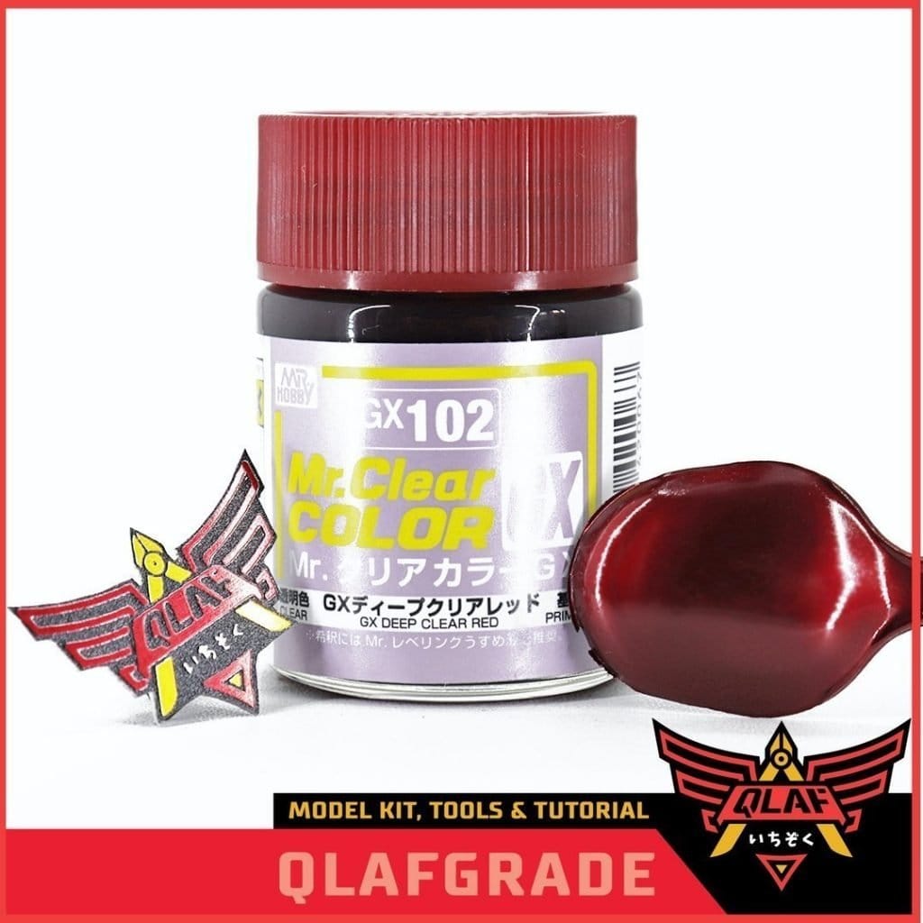 Mr Color GX 102 CLEAR RED Gundam model kit paint lacquer | Qlaf Grade