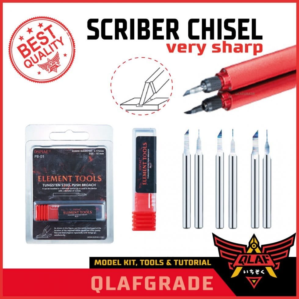 SCRIBER CHISEL 0.3mm dspiae tungsten steel carving knife mata scribing ...