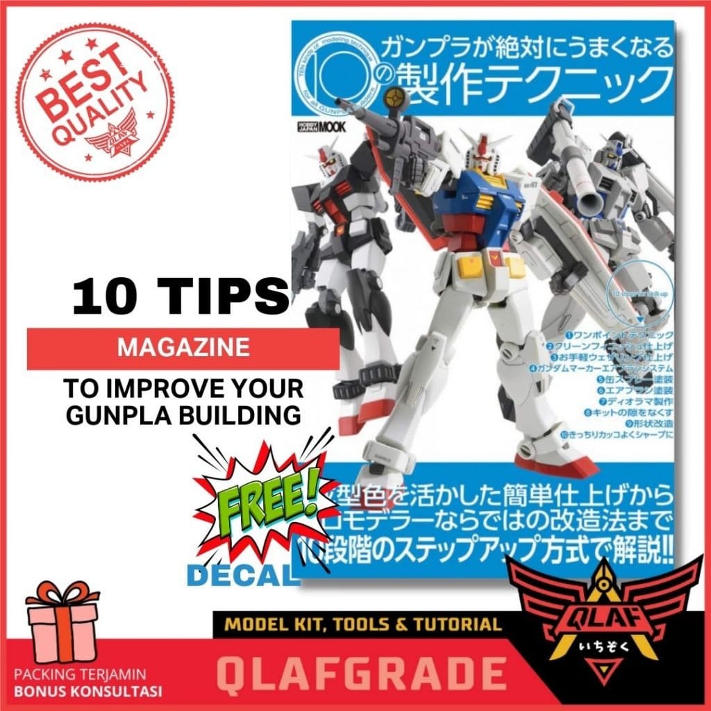 MAGAZINE 10 Techniques to Improve Your Gunpla Building | Qlaf Grade