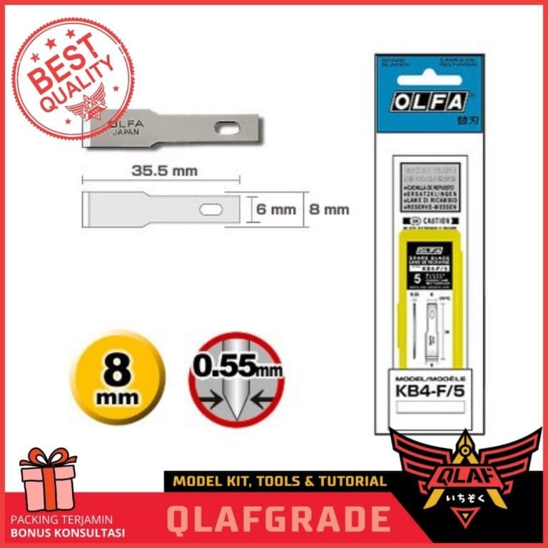 FLAT BLADE CHISEL REFILL pen cutter pro mata pisau potong craft OLFA ...