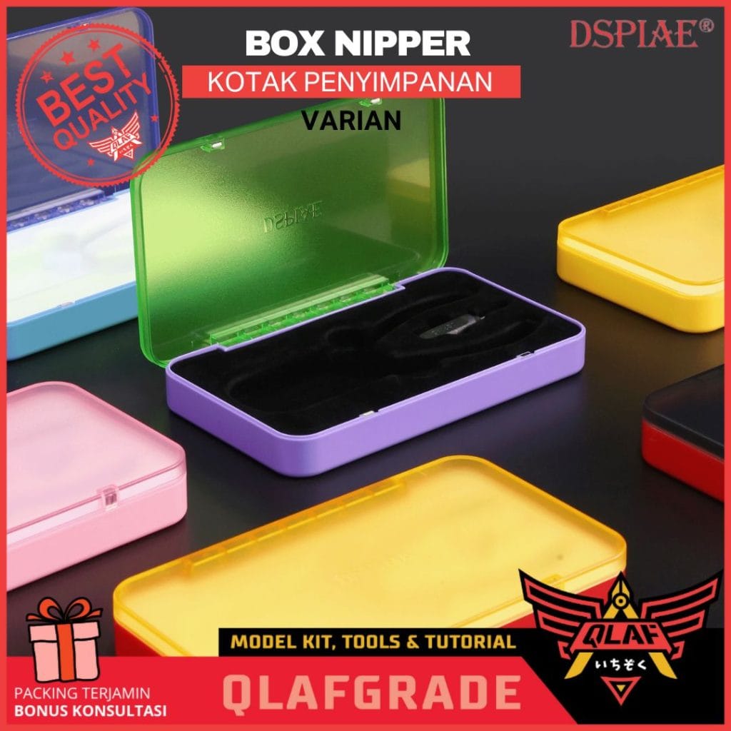 BOX NIPPER BLUE Biru Kotak Penyimpan Nipper Case dspiae | Qlaf Grade