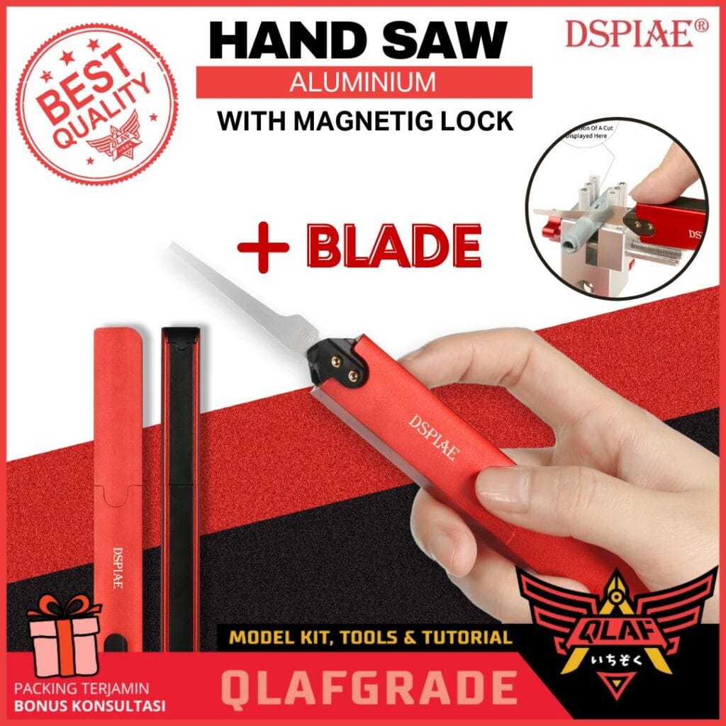 ALUMINIUM HAND SAW with MAGNETIC LOCKING CAP pen gergaji dspiae | Qlaf ...
