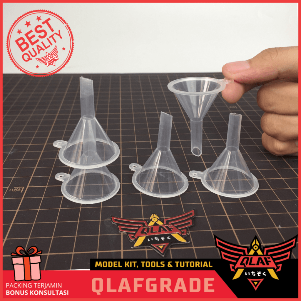 Mini Spout Universal corong penuang cat thinner airbrush botol | Qlaf Grade