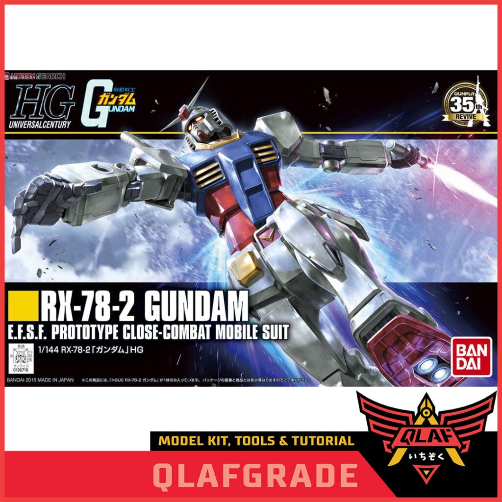 HGUC RX 78 2 HG RX78 gundam gunpla model kit | Qlaf Grade