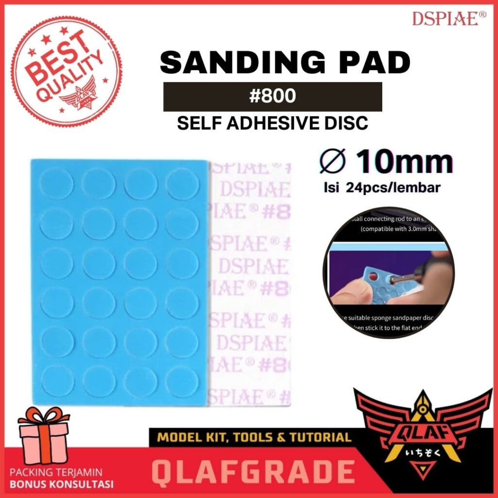 Sanding Pad grit 800 d 10 Adhesive Sponge sanding Disc dspiae | Qlaf Grade