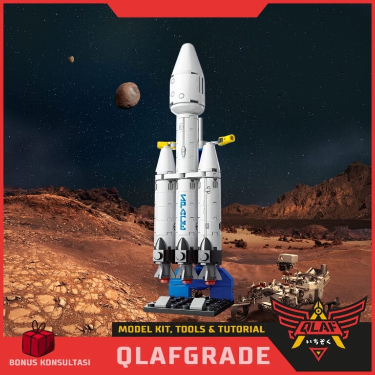 Lego bricks SPACE ROCKET aerospace rocket luar angkasa lelebrother ...