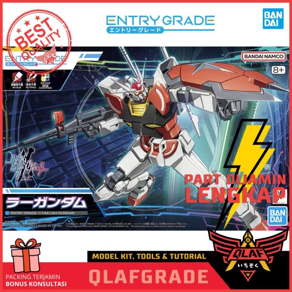 Entry Grade LAH GUNDAM Bandai 1/144 model kit japan | Qlaf Grade