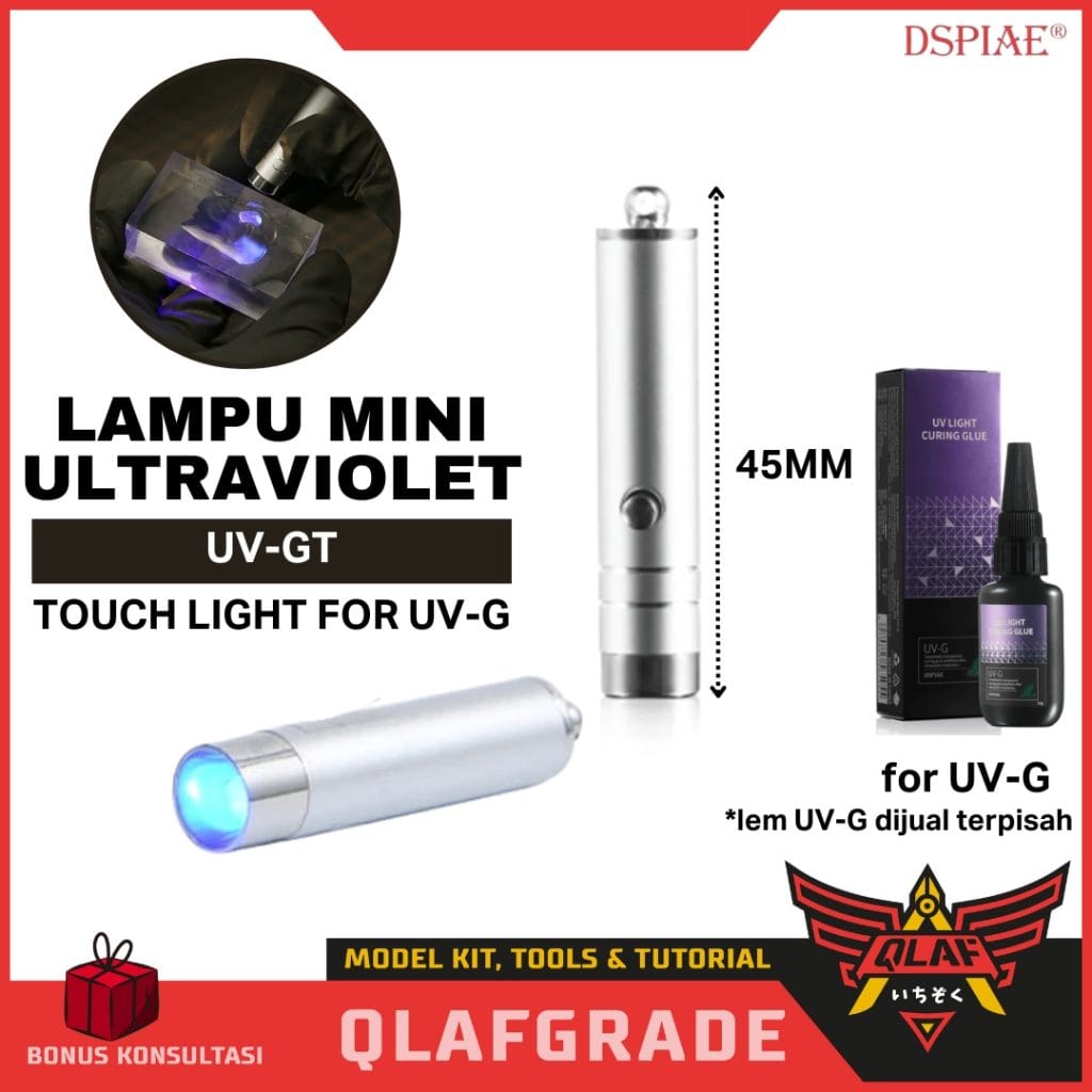 Lampu UV Mini dspiae UV-GT Minl Ultraviolet Touch Light | Qlaf Grade