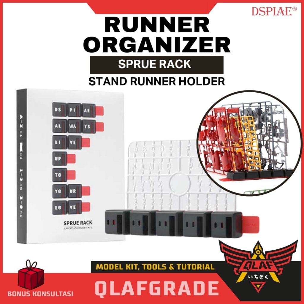 Runner Organizer Sprue Rack dspiae stand tempat runner holder | Qlaf Grade