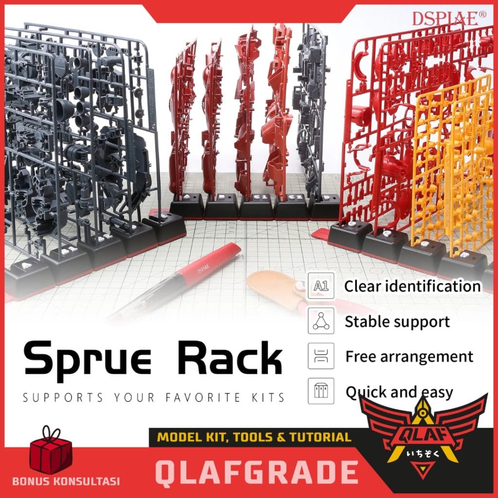 Runner Organizer Sprue Rack dspiae stand tempat runner holder | Qlaf Grade