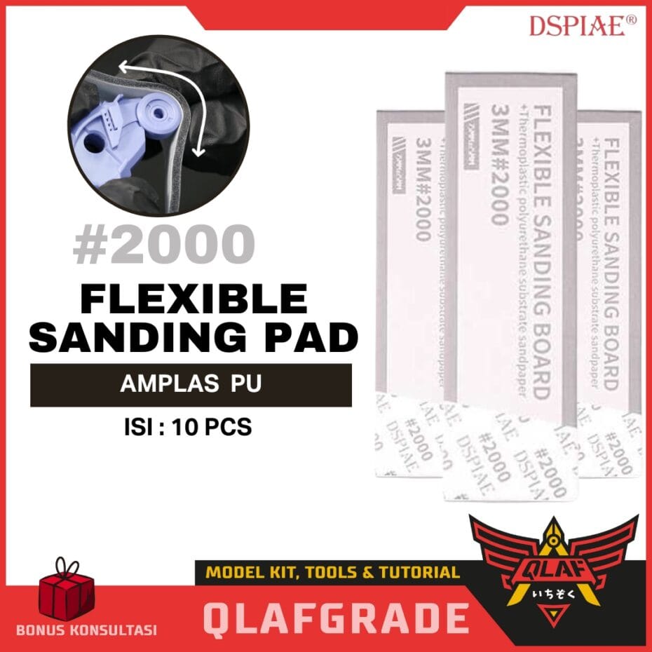 Flexible Sanding Pad grit 2000 DSPIAE amplas Sanding Board FS-2000 ...