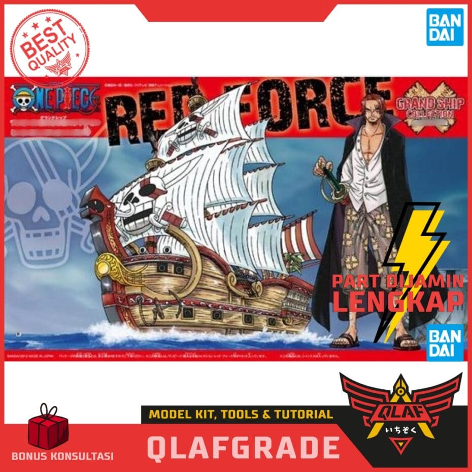 One Piece RED FORCE Grand Ship Collection BANDAI | Qlaf Grade