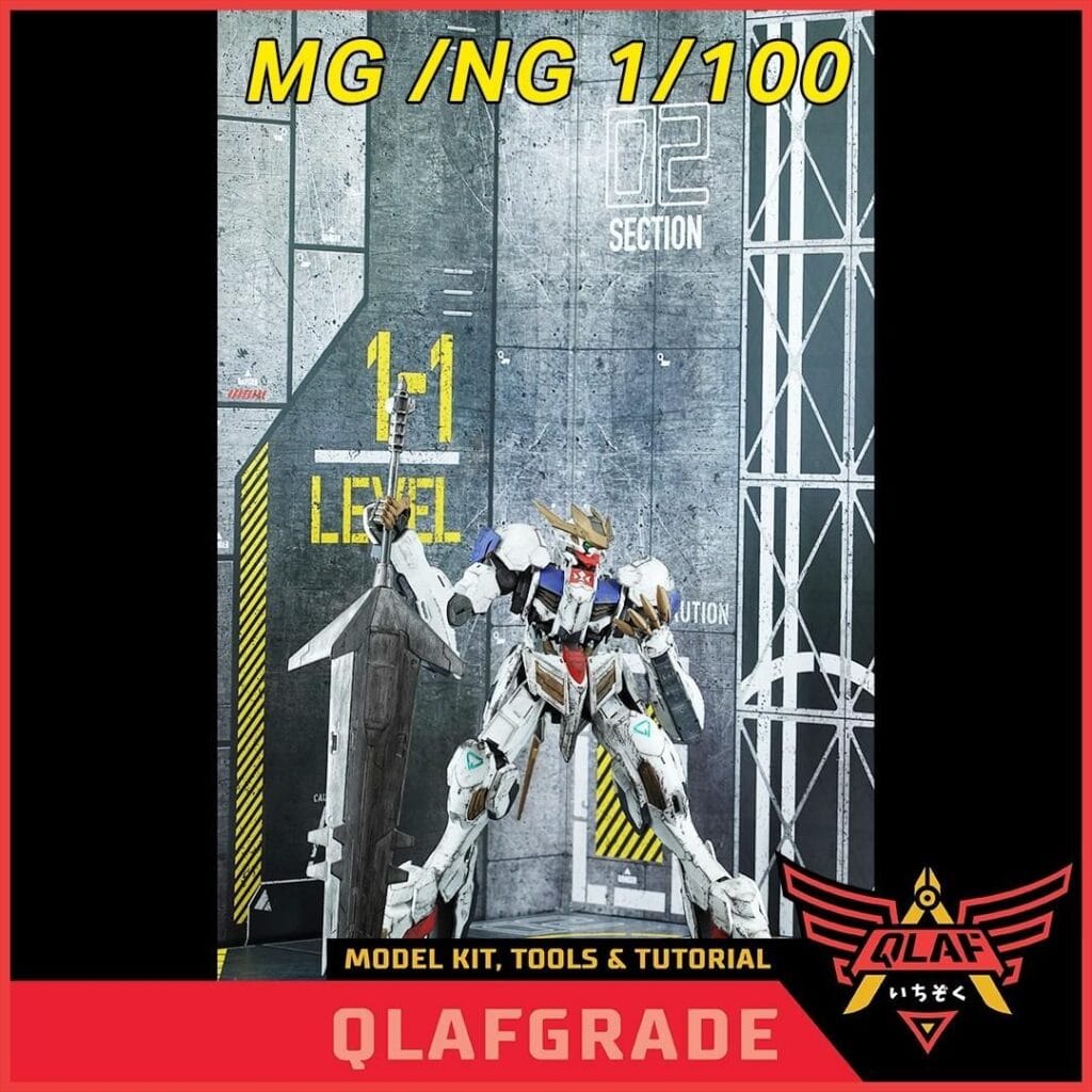 Hangar Mecha Display SET (2PCs) gundam gunpla background foto hangar ...