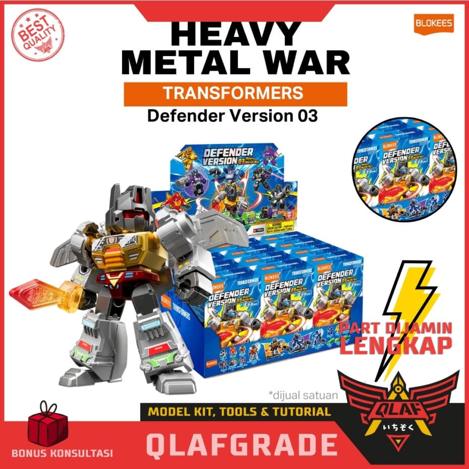 Blokees Heavy Metal War TRANSFORMERS Defender Version 03 | Blind Box ...