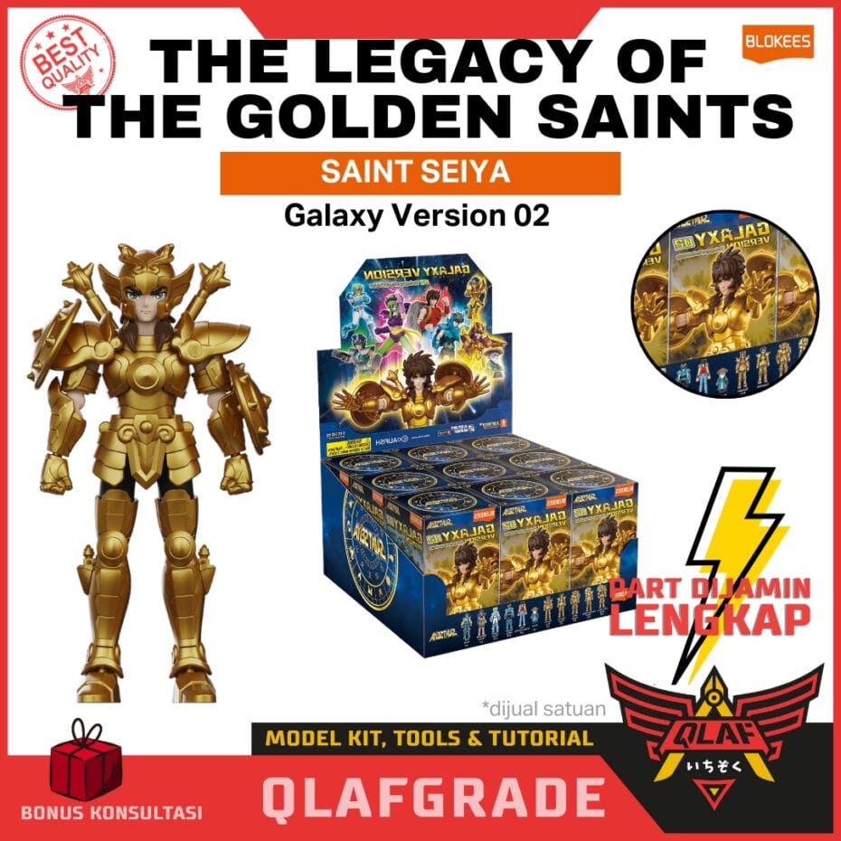 Blokees The Legacy of the Golden Saints SAINT SEIYA Galaxy Version 02 ...