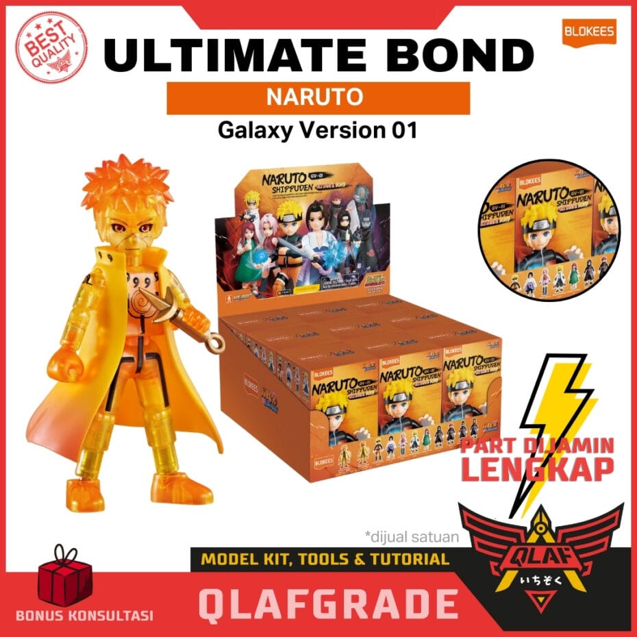 Blokees Ultimate Bond NARUTO Galaxy Version 01 | Blind Box | Qlaf Grade