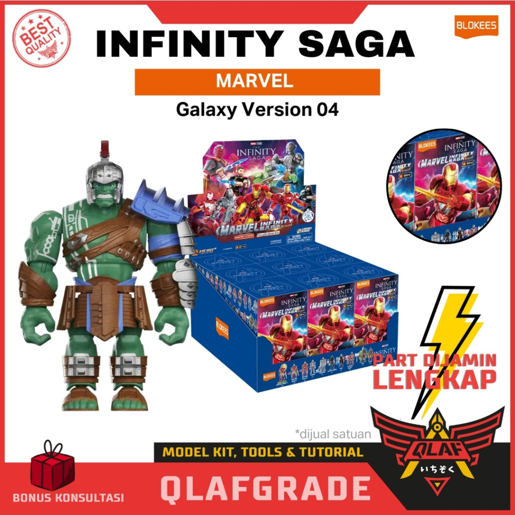 Blokees Infinity Saga MARVEL Galaxy Version 04 | Blind Box | Qlaf Grade
