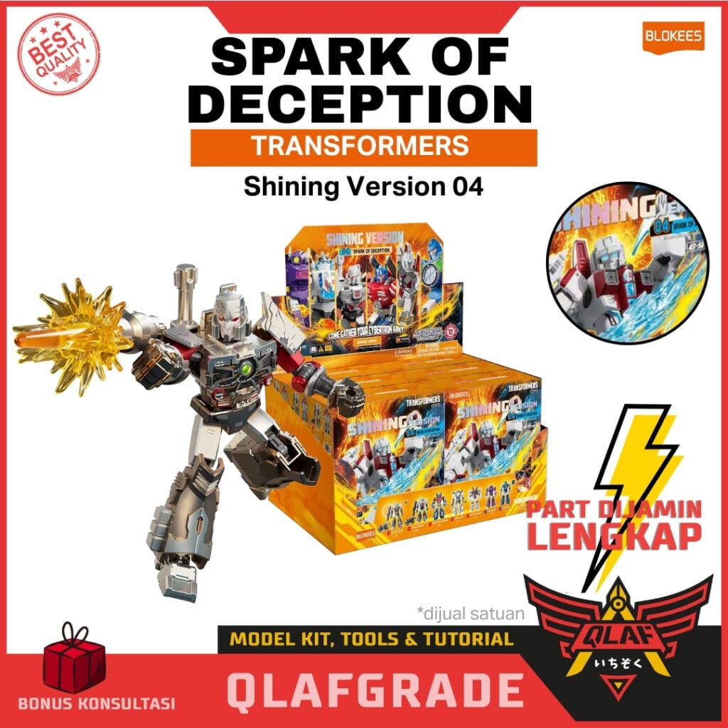 Blokees Spark of Deception TRANSFORMERS Shining Version 04 | Blind Box ...