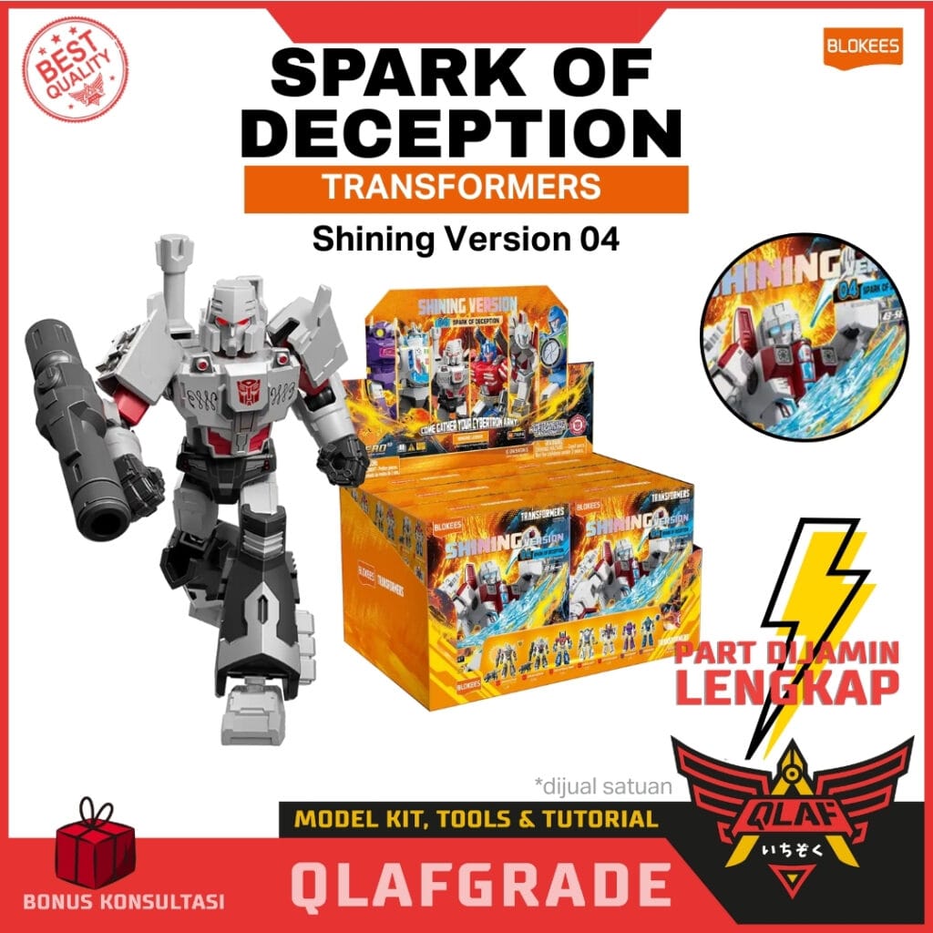 Blokees Spark of Deception TRANSFORMERS Shining Version 04 | Blind Box ...