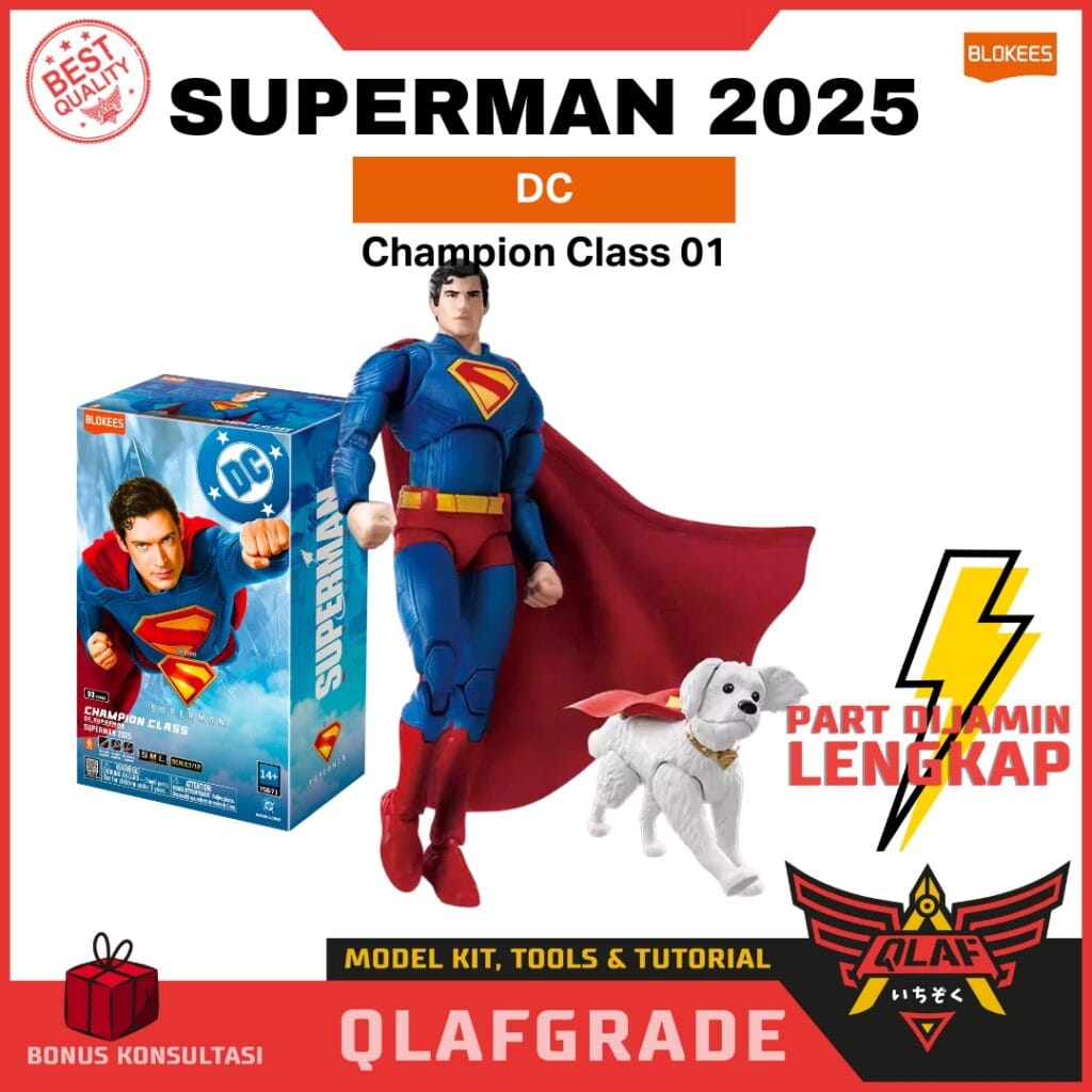 Blokees Superman 2025 DC Champion Class 01 | Qlaf Grade
