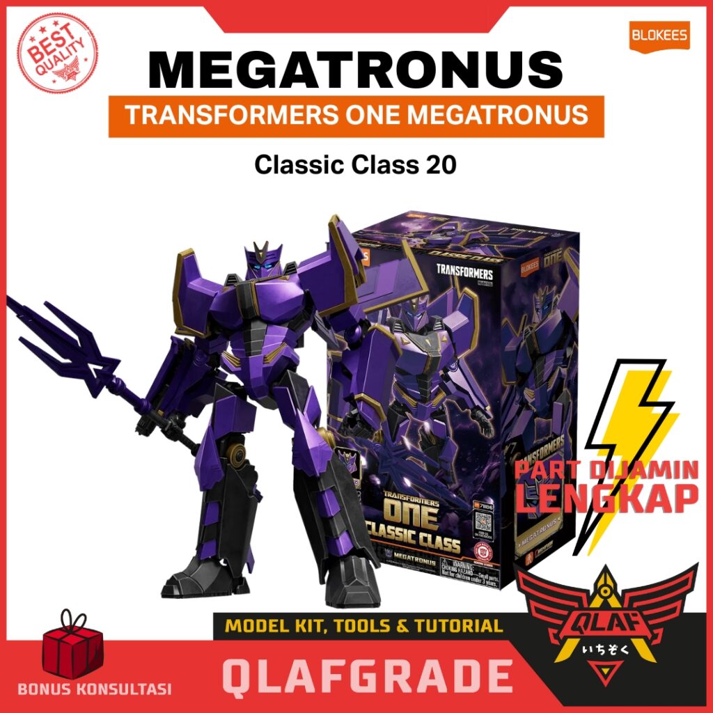 Blokees Megatronus Transformers One Megatronus Classic Class 20 | Qlaf ...